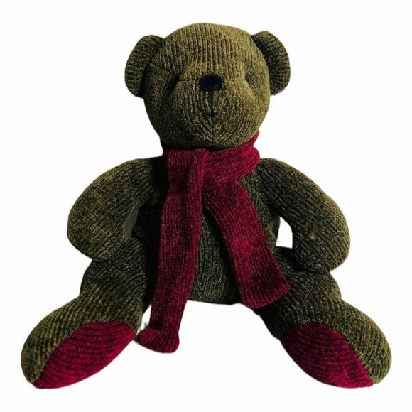 Pottery Barn Kids | Toys | Pottery Barn Nicholas Bear Plush Green With ...